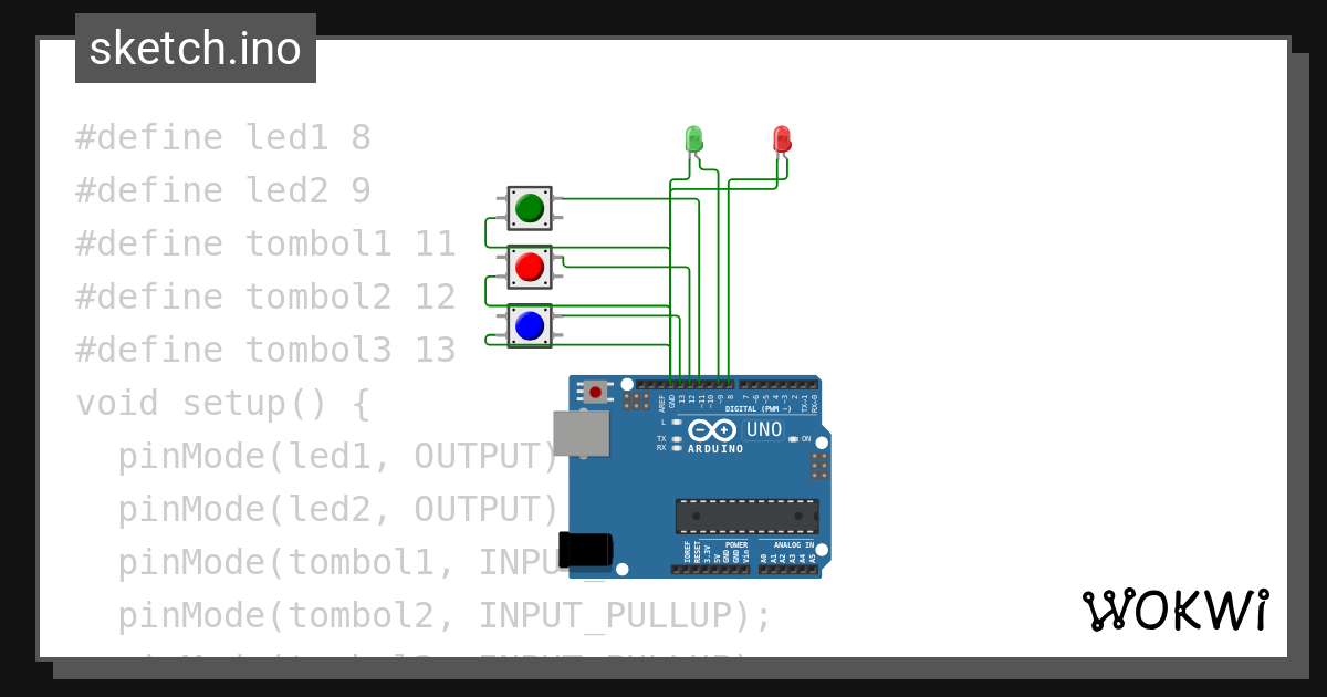 Latihan If Else Project 1 Wokwi Esp32 Stm32 Arduino Simulator