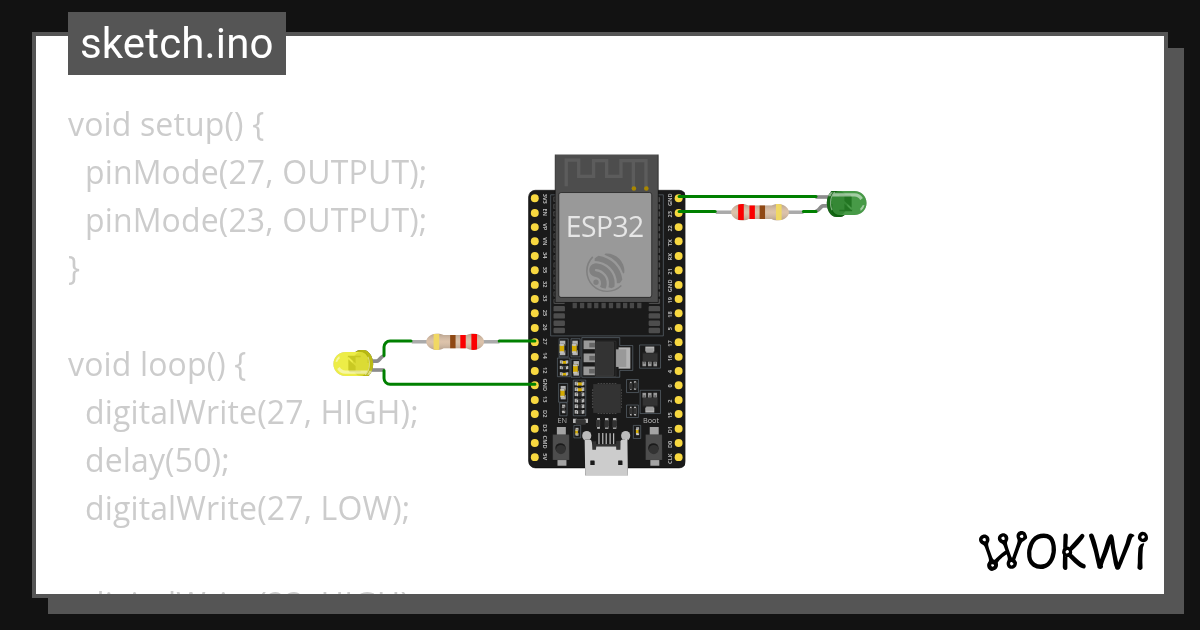 ATV 00 COMPITAÇÃO FISICA - Wokwi ESP32, STM32, Arduino Simulator ATV 00 COMPITAÇÃO FISICA - Wokwi ESP32, STM32, Arduino Simulator