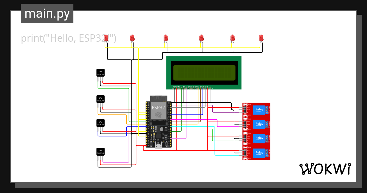 conexionado electrico proyecto - Wokwi ESP32, STM32, Arduino Simulator conexionado electrico proyecto - Wokwi ESP32, STM32, Arduino Simulator