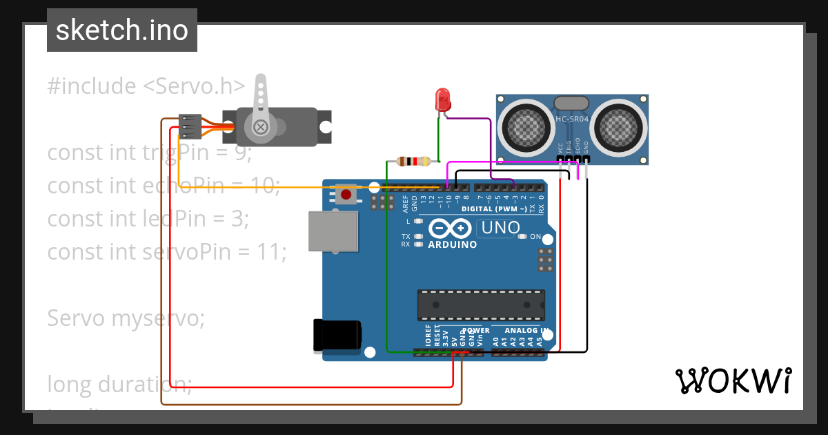 servo collab ultra - Wokwi ESP32, STM32, Arduino Simulator