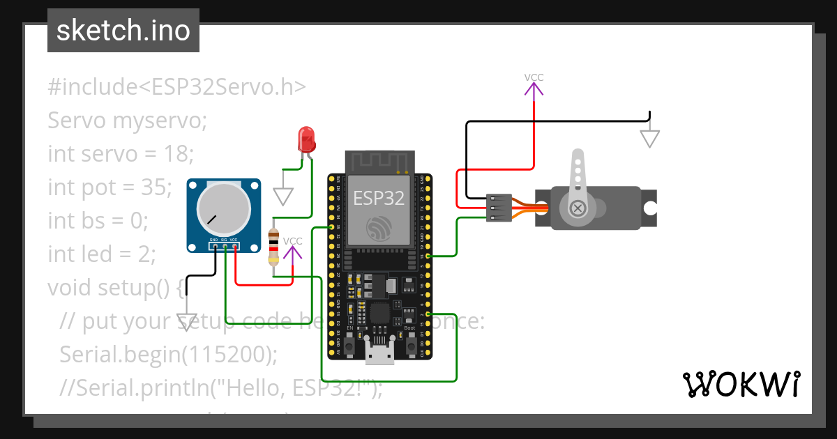servo_esp32 - Wokwi ESP32, STM32, Arduino Simulator