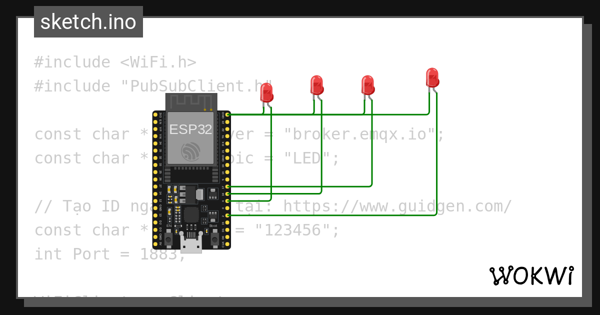Bt2tuần3 Wokwi Esp32 Stm32 Arduino Simulator 5836