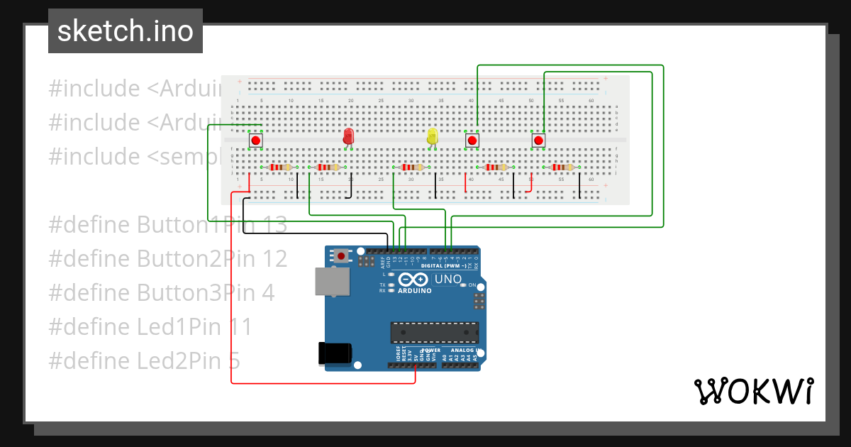 Lab2.2 - Wokwi ESP32, STM32, Arduino Simulator