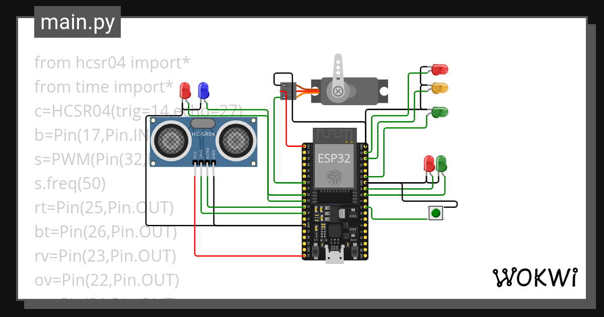 Obstacle Elites Wokwi Esp32 Stm32 Arduino Simulator 1960