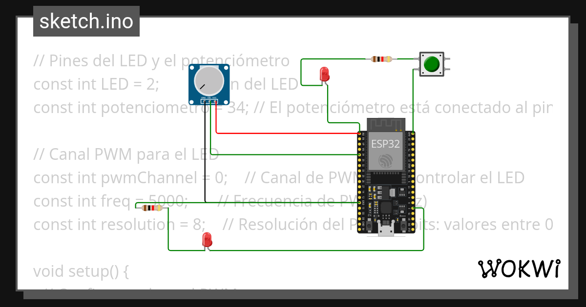 Actividad 1 - Wokwi ESP32, STM32, Arduino Simulator