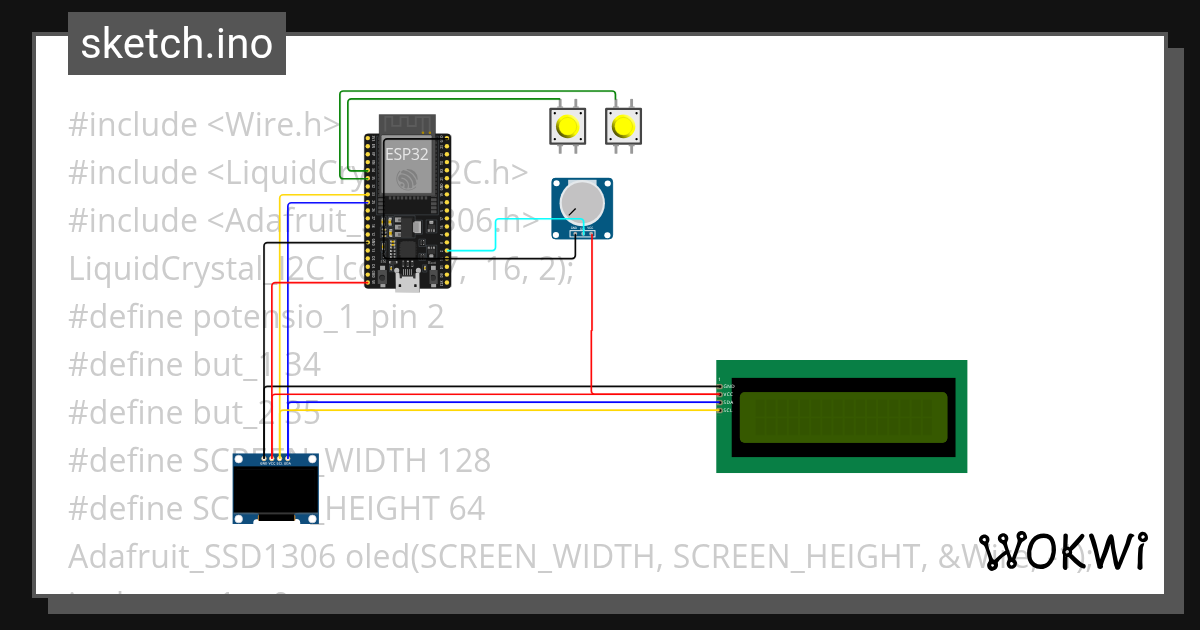 Tugas IoT LED_arjun - Wokwi ESP32, STM32, Arduino Simulator