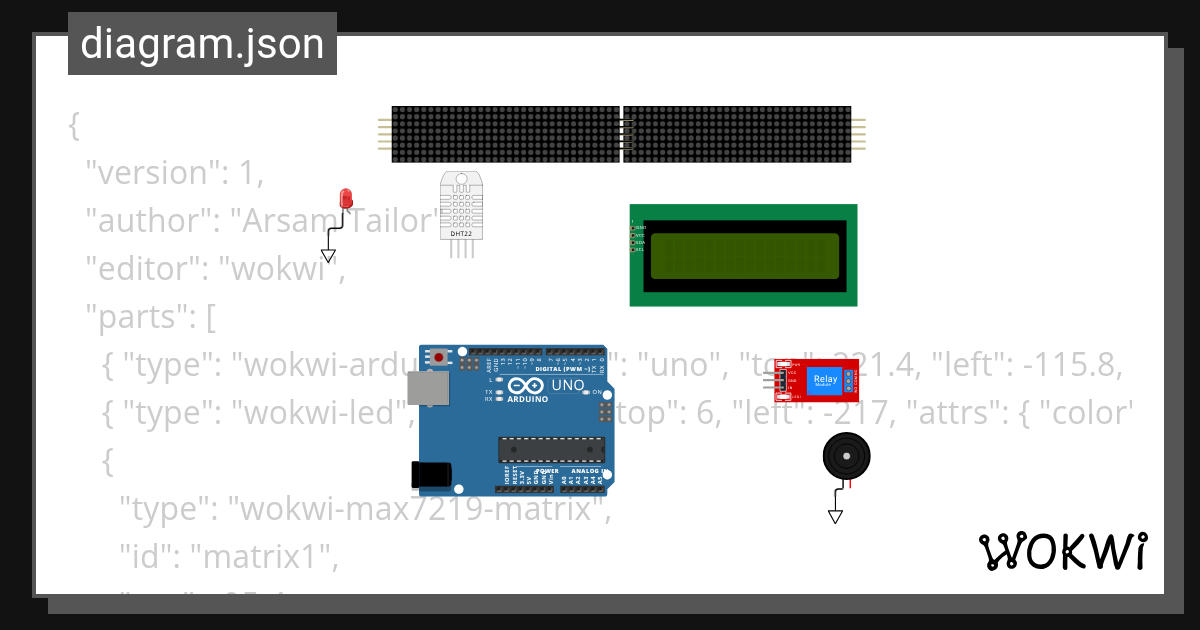 Latihan Rangkaian Elektronika Sederhana_Sumaedi_HANIF - Wokwi ESP32, STM32, Arduino Simulator