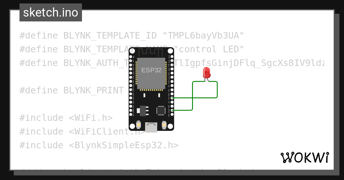 202400084mrizqiakbarmtugas2 Wokwi Esp32 Stm32 Arduino Simulator