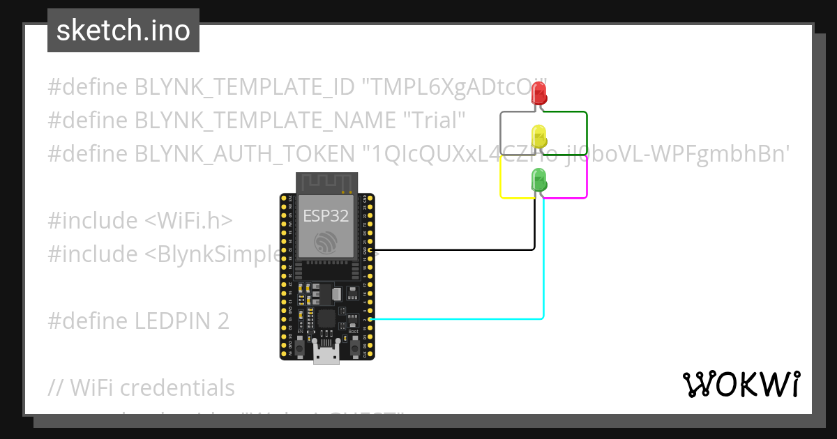 ESP32 LED IoT Copy - Wokwi ESP32, STM32, Arduino Simulator
