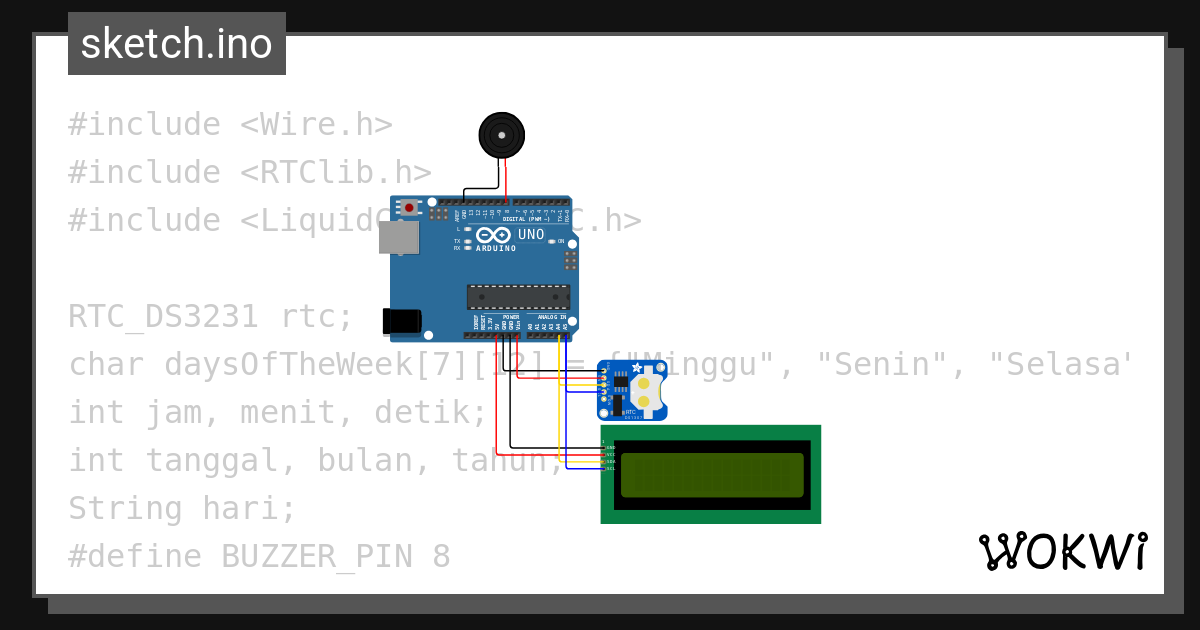 Alaram Past Live C15 Wokwi Esp32 Stm32 Arduino Simulator 0604