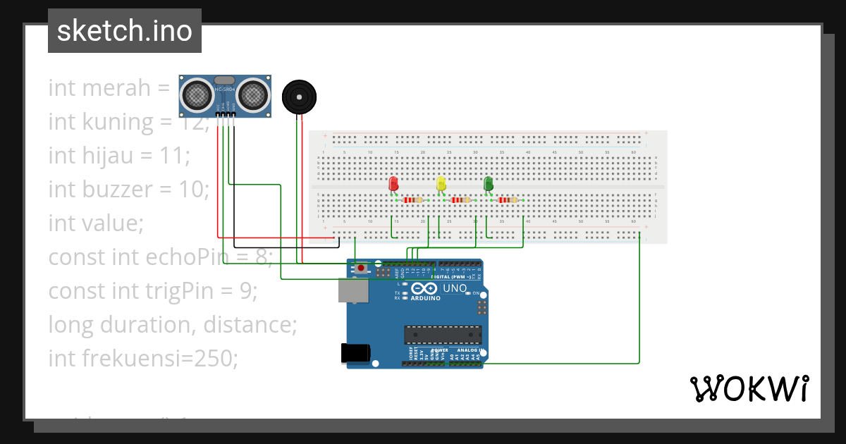 Latihan 8 musik - Wokwi ESP32, STM32, Arduino Simulator