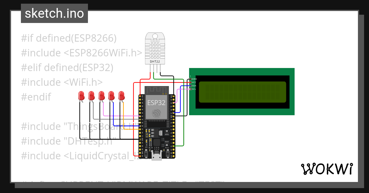 Smart-Home2 - Wokwi ESP32, STM32, Arduino Simulator