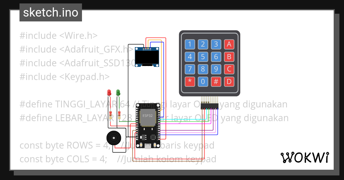 tugas - Wokwi ESP32, STM32, Arduino Simulator