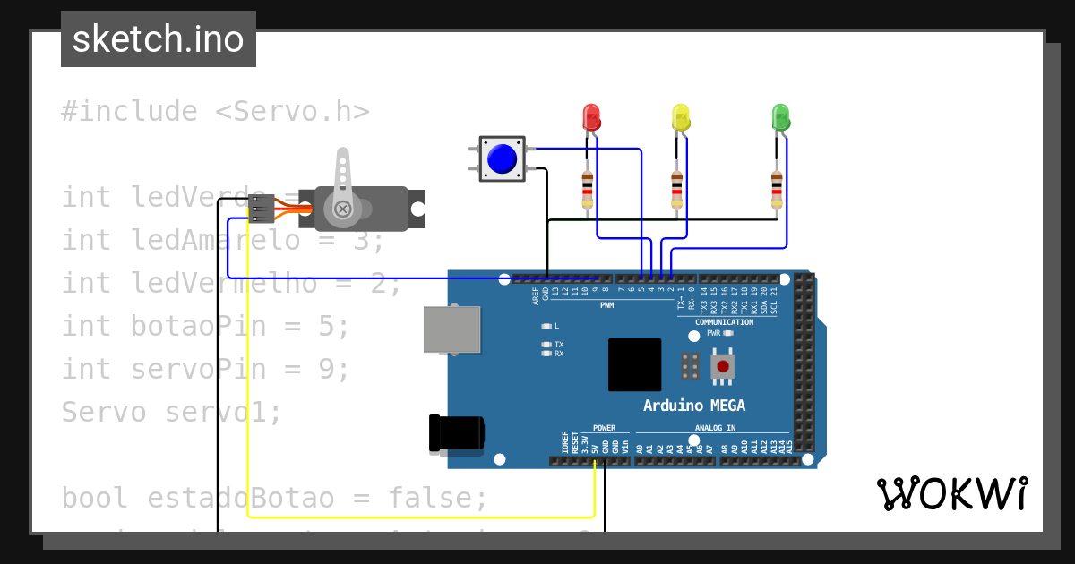 Cancela Wokwi Esp32 Stm32 Arduino Simulator 8854
