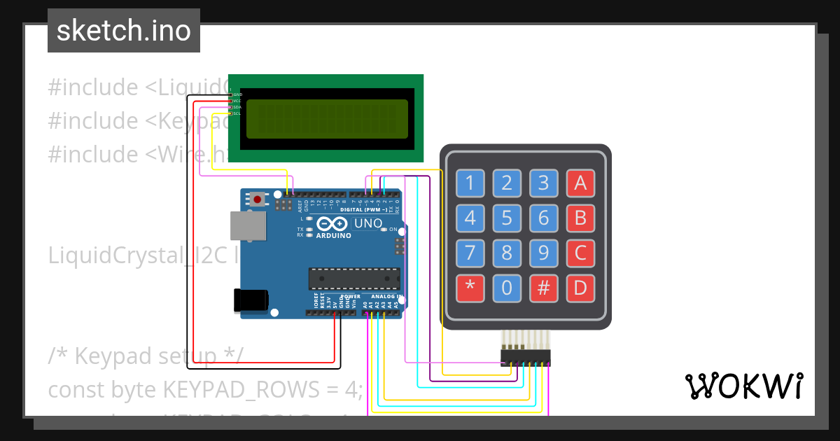 kalkulator - Wokwi ESP32, STM32, Arduino Simulator