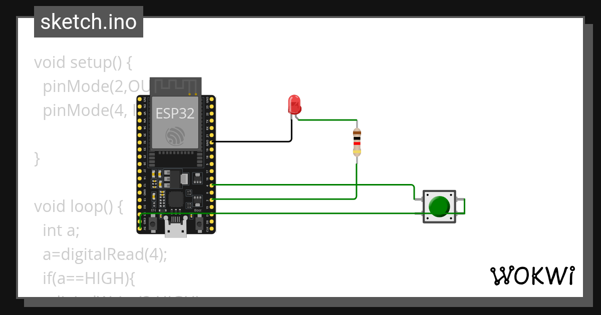 Switch Wokwi Esp32 Stm32 Arduino Simulator 8044