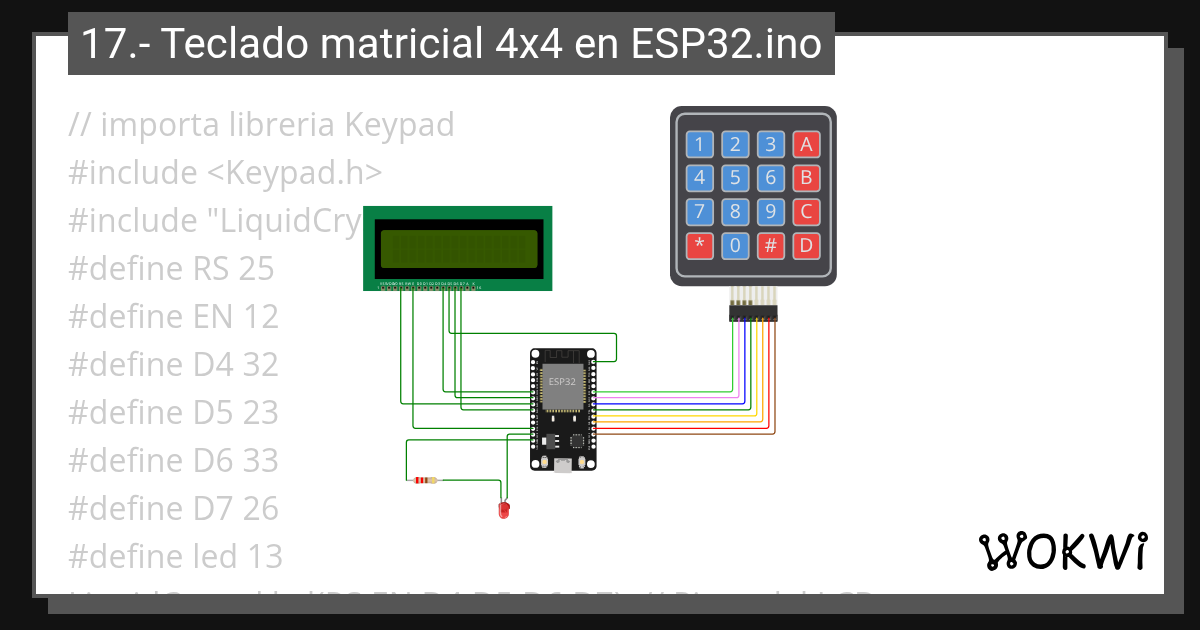Wokwi - Online ESP32, STM32, Arduino Simulator Wokwi - Online ESP32, STM32, Arduino Simulator