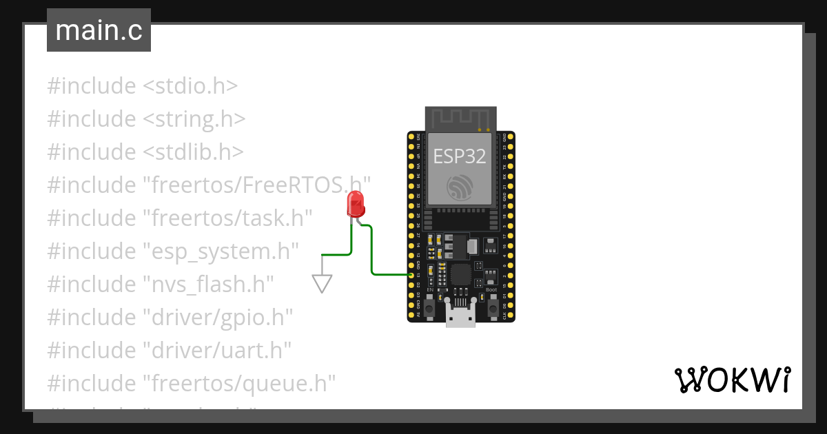 lab3 - Wokwi ESP32, STM32, Arduino Simulator