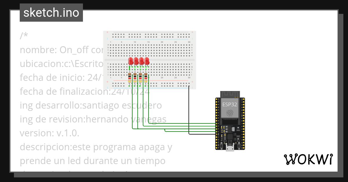 on_off_led - Wokwi ESP32, STM32, Arduino Simulator