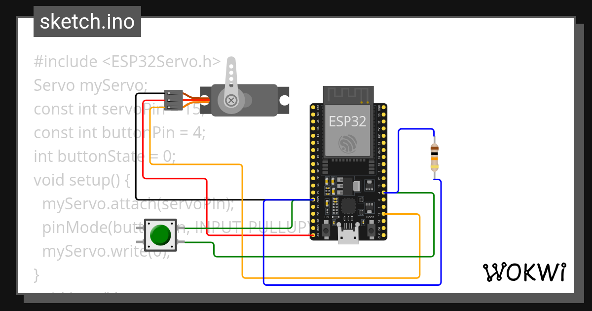 Projek Esp32servohsyfapuspita Wokwi Esp32 Stm32 Arduino Simulator 1949