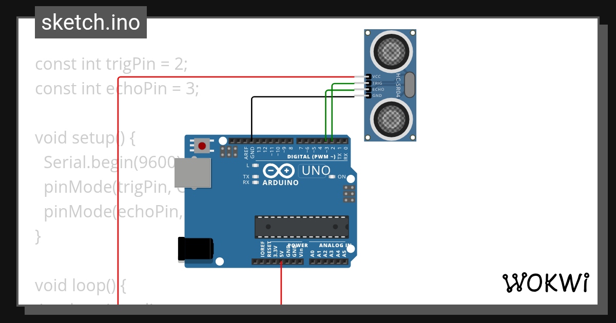 11-D Clarencya Nathania Fang -Tugas Praktikum UltraSonik 2 Copy - Wokwi ESP32, STM32, Arduino ...