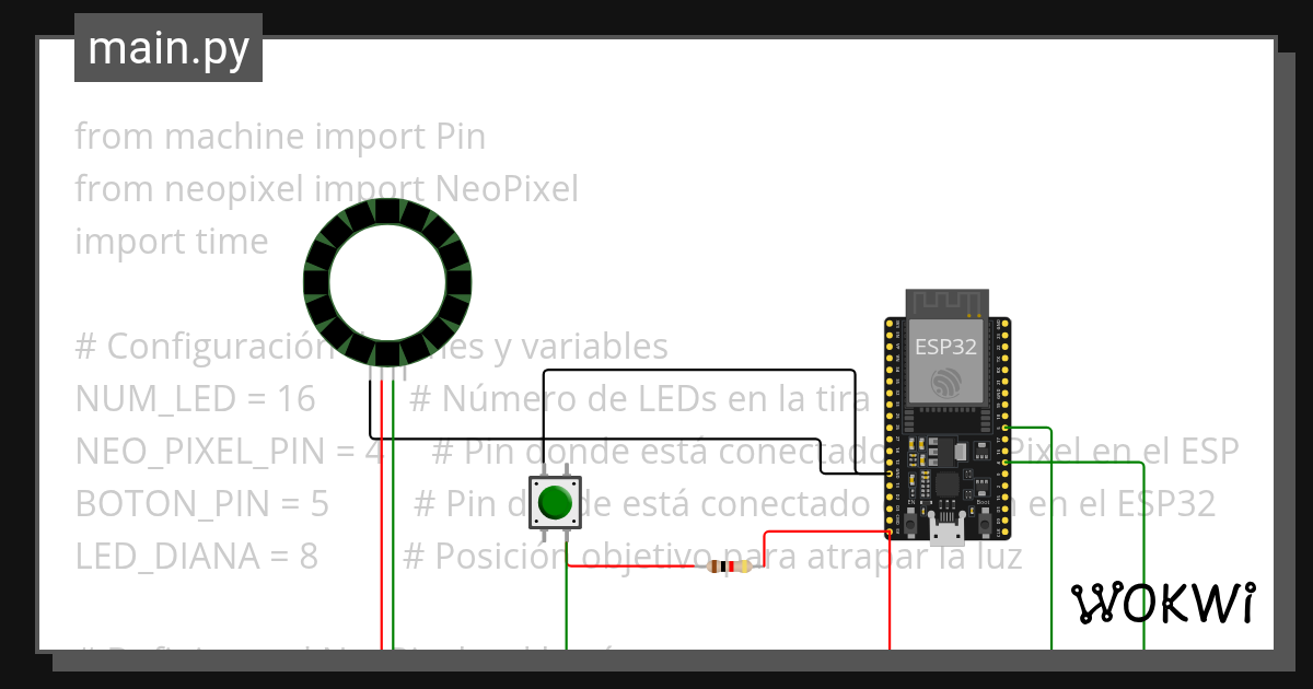 Juego_Parar_Led_ESTUDIAR - Wokwi ESP32, STM32, Arduino Simulator