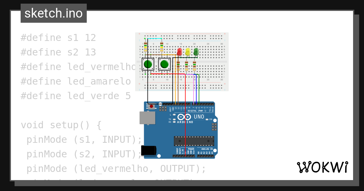 Testes Wokwi Esp32 Stm32 Arduino Simulator