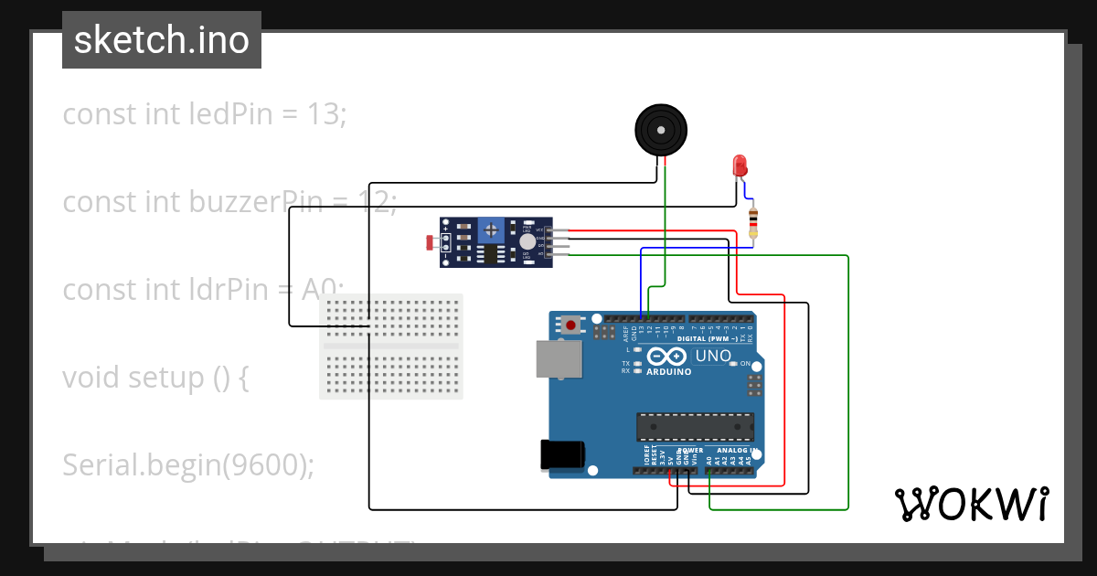 Ldr Led Wokwi Esp32 Stm32 Arduino Simulator 0778