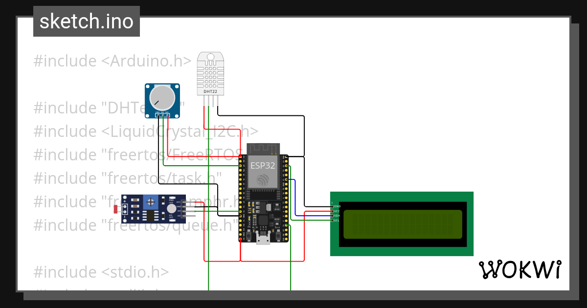 practica 2 - Wokwi ESP32, STM32, Arduino Simulator