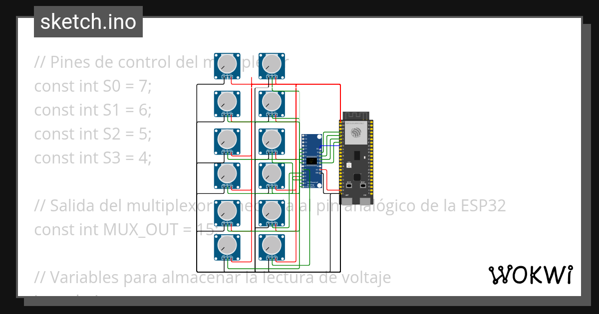 Mux Wokwi Esp32 Stm32 Arduino Simulator 