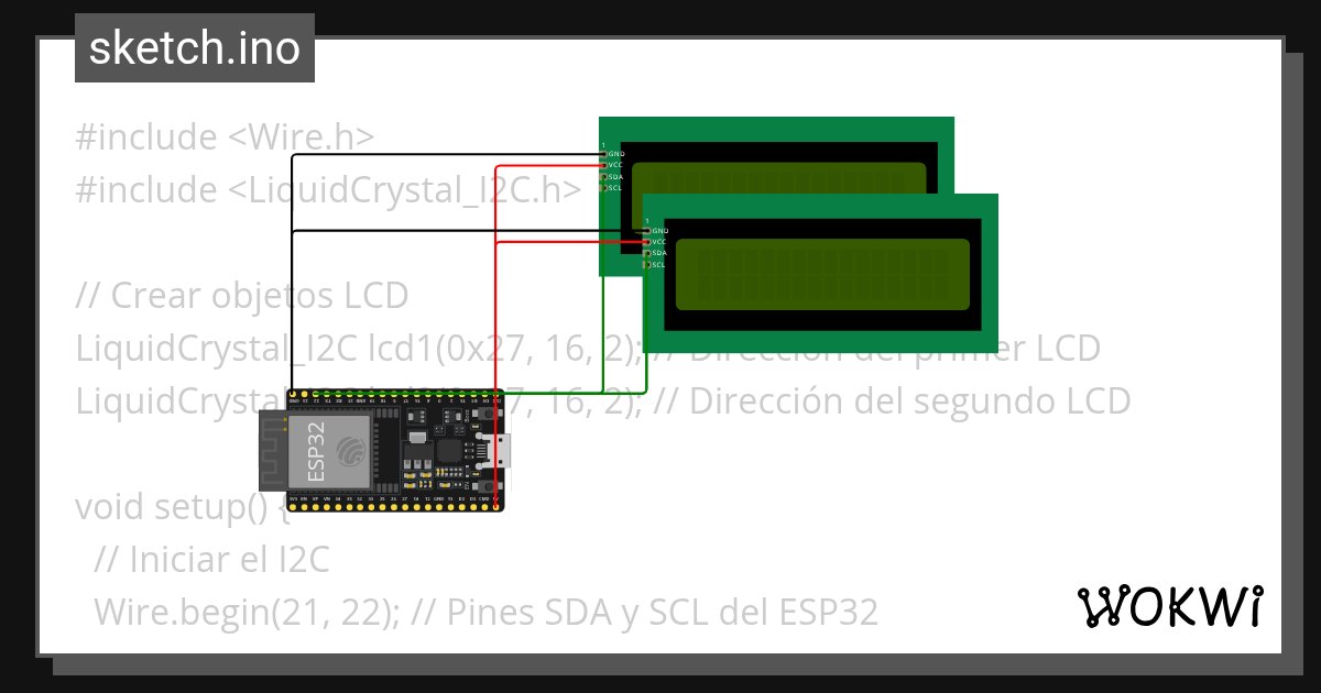 Práctica 4 - D - Wokwi ESP32, STM32, Arduino Simulator