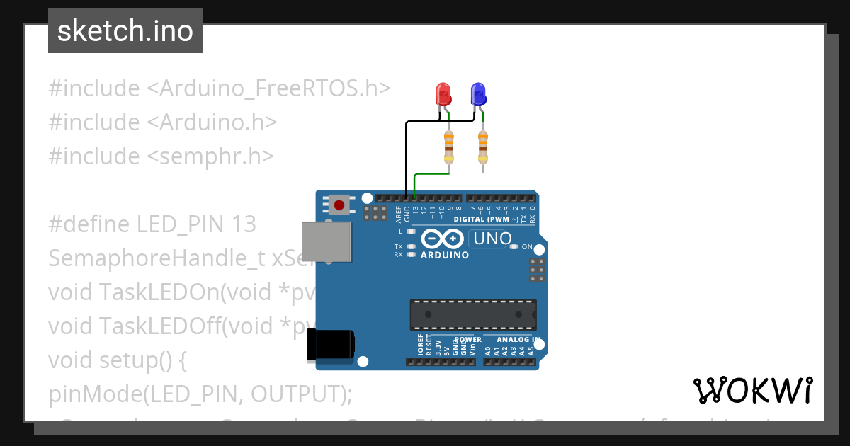 Punto_2_Semáforo - Wokwi ESP32, STM32, Arduino Simulator