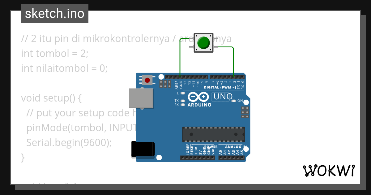 Tombol Wokwi Esp32 Stm32 Arduino Simulator 3010
