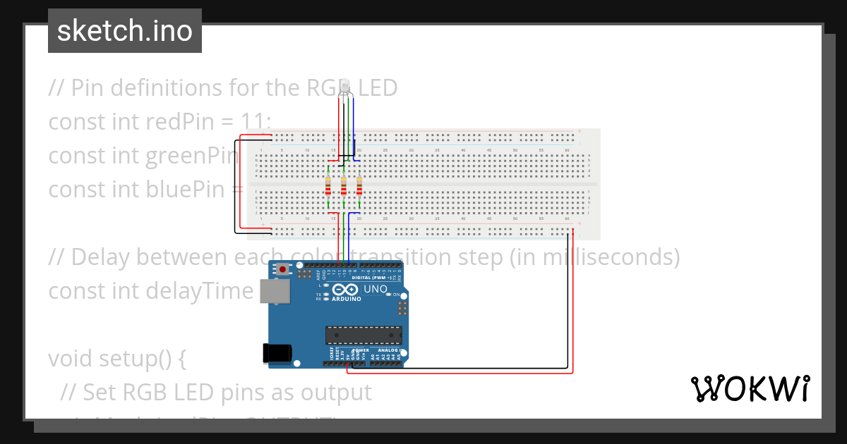 rainbow - Wokwi ESP32, STM32, Arduino Simulator