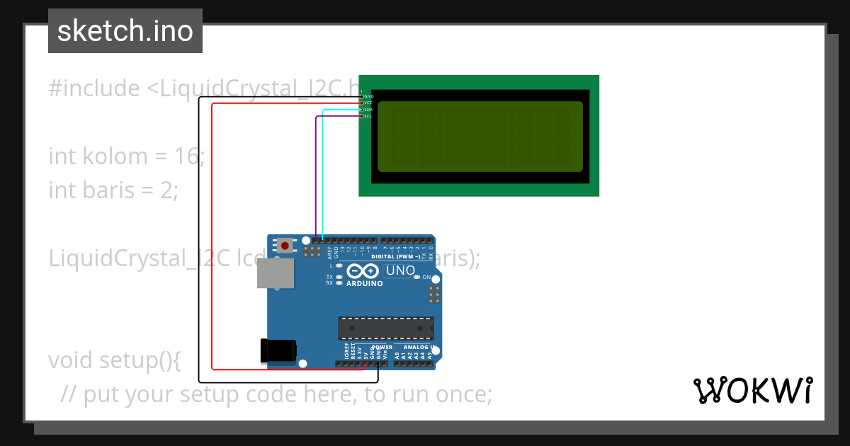 Running I2c Text Wokwi Esp32 Stm32 Arduino Simulator 4593