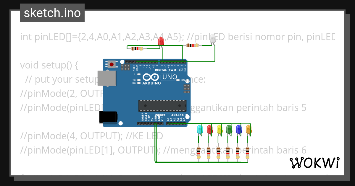 LED - Wokwi ESP32, STM32, Arduino Simulator