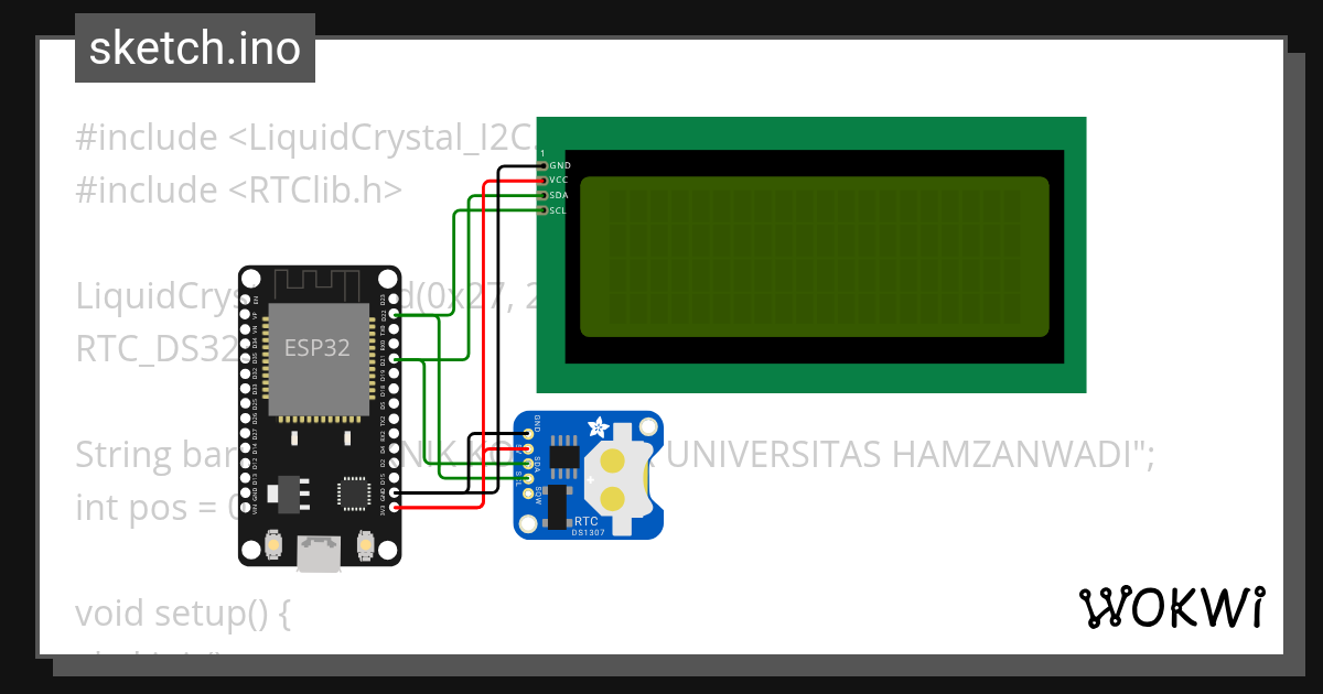 AHMAD ZAENURI TK-5C - Wokwi ESP32, STM32, Arduino Simulator