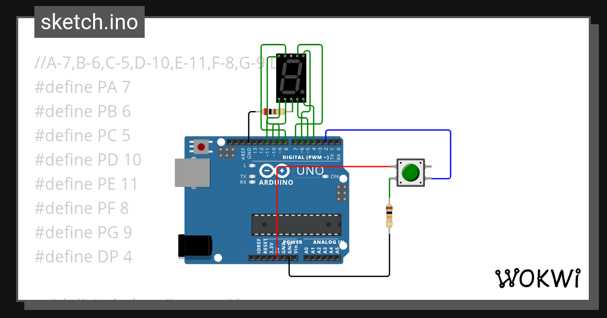 Digitalone Copy2 Xunhuankey2 Copy Wokwi Esp32 Stm32 Arduino Simulator 0387