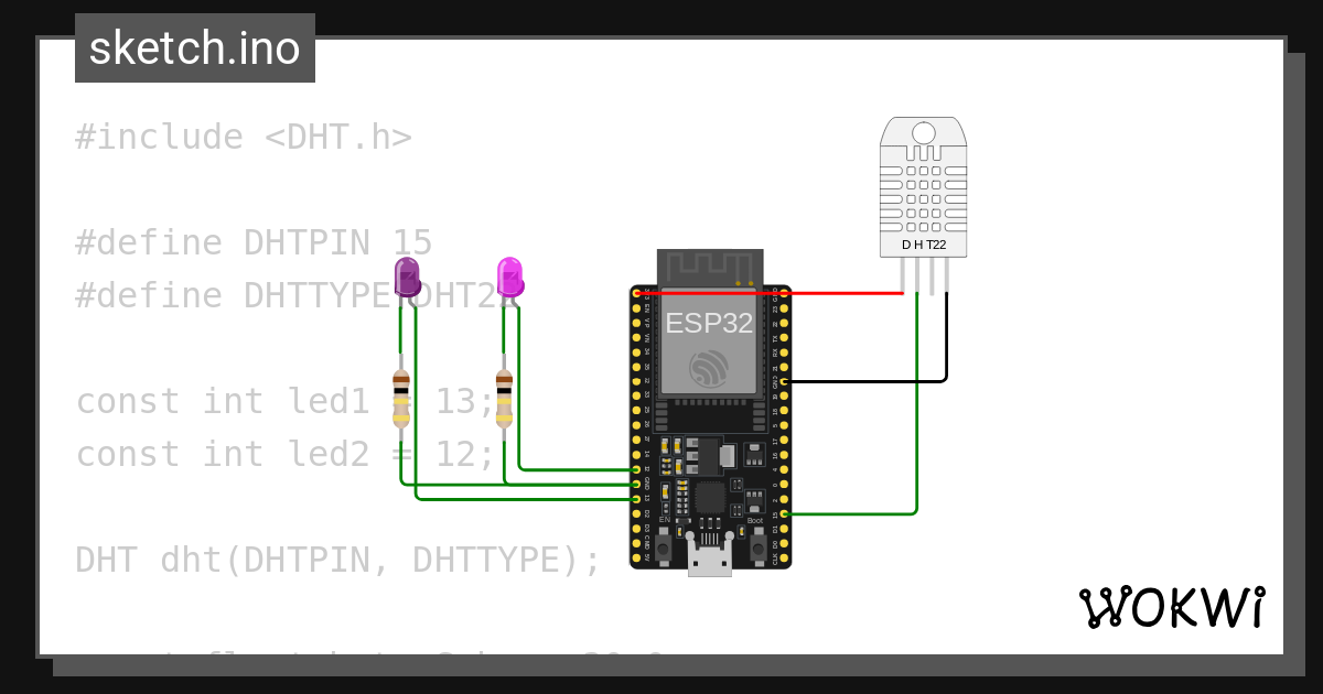 Hana Sabrina21231027uts Iot Nomor 1 Wokwi Esp32 Stm32 Arduino Simulator 2102