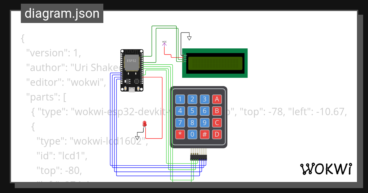 teclado_contraseña - Wokwi ESP32, STM32, Arduino Simulator
