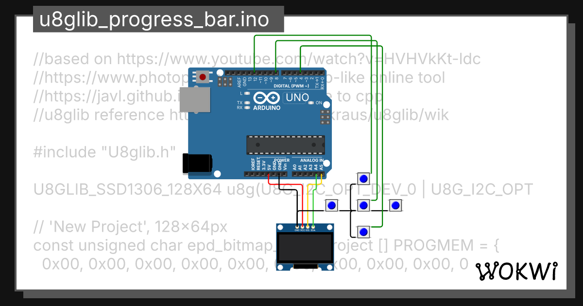 Oled_menu_128x64_2 - Wokwi ESP32, STM32, Arduino Simulator