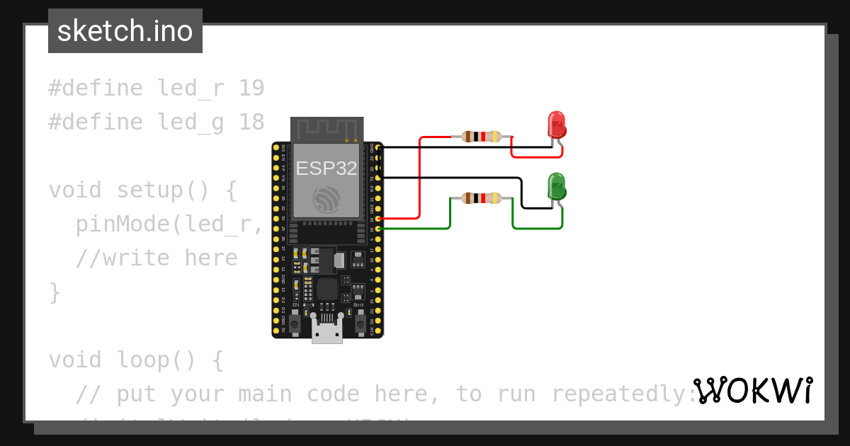 Week1 Wokwi Esp32 Stm32 Arduino Simulator