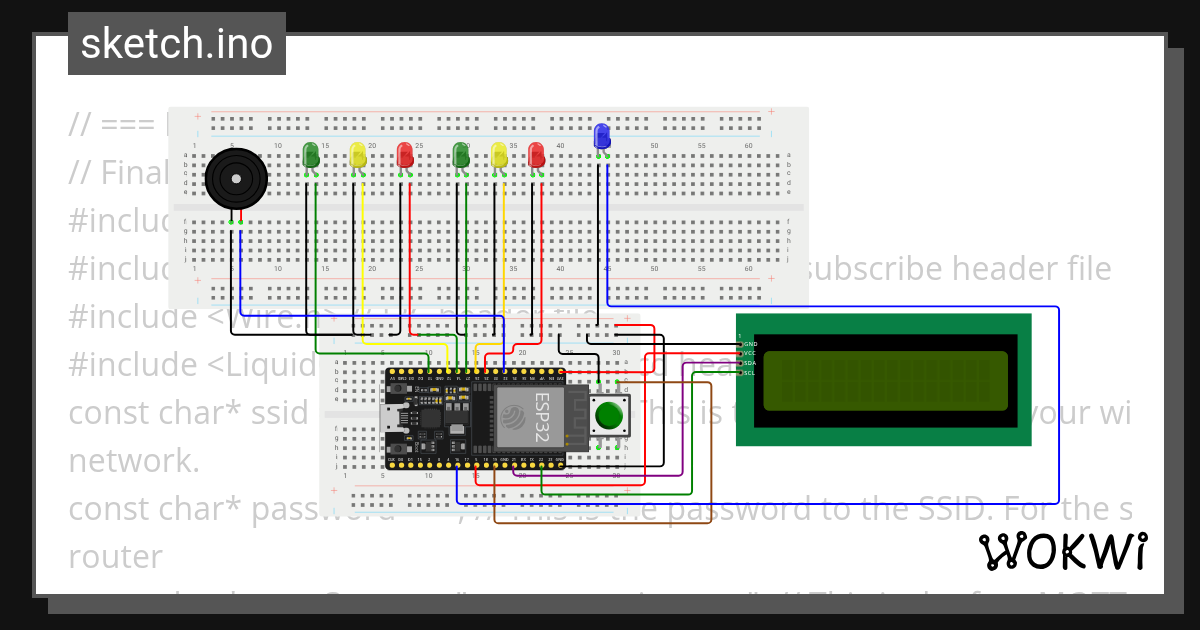 Module 7 - Riyad Azeez - Wokwi ESP32, STM32, Arduino Simulator