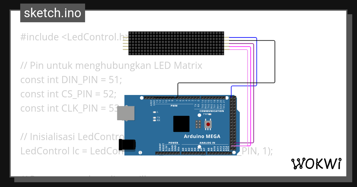 Matrix 4 - Wokwi ESP32, STM32, Arduino Simulator