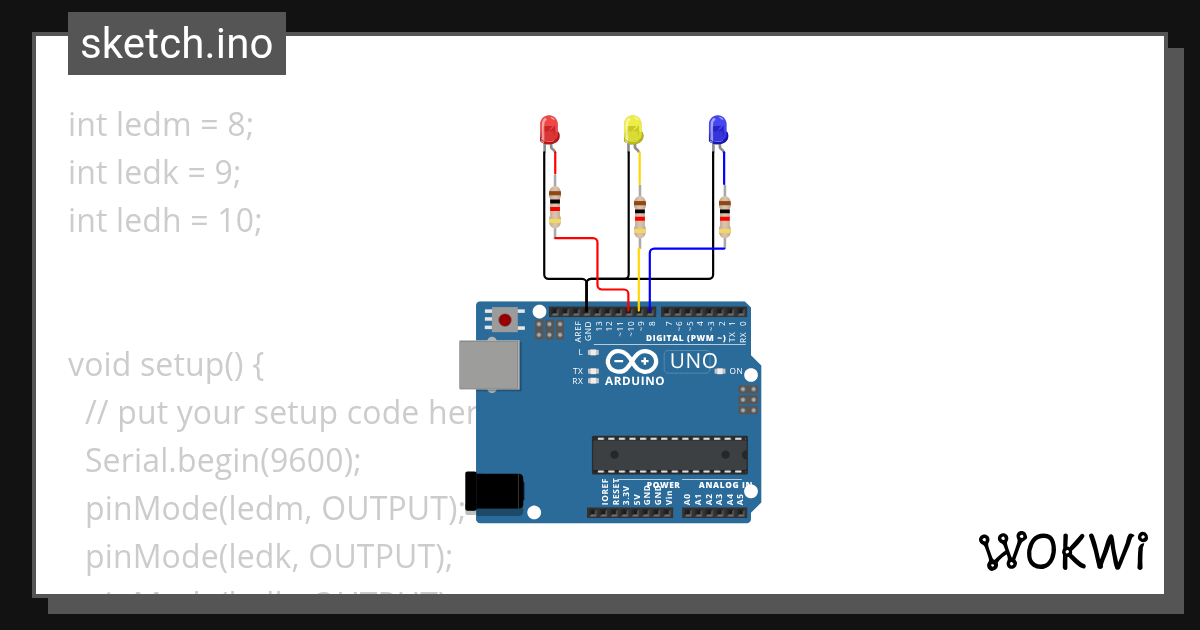 Trafficlight Wokwi Esp32 Stm32 Arduino Simulator 