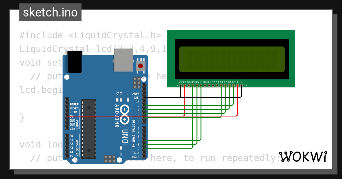 用数组输出滚动学号 Wokwi Esp32 Stm32 Arduino Simulator 1555