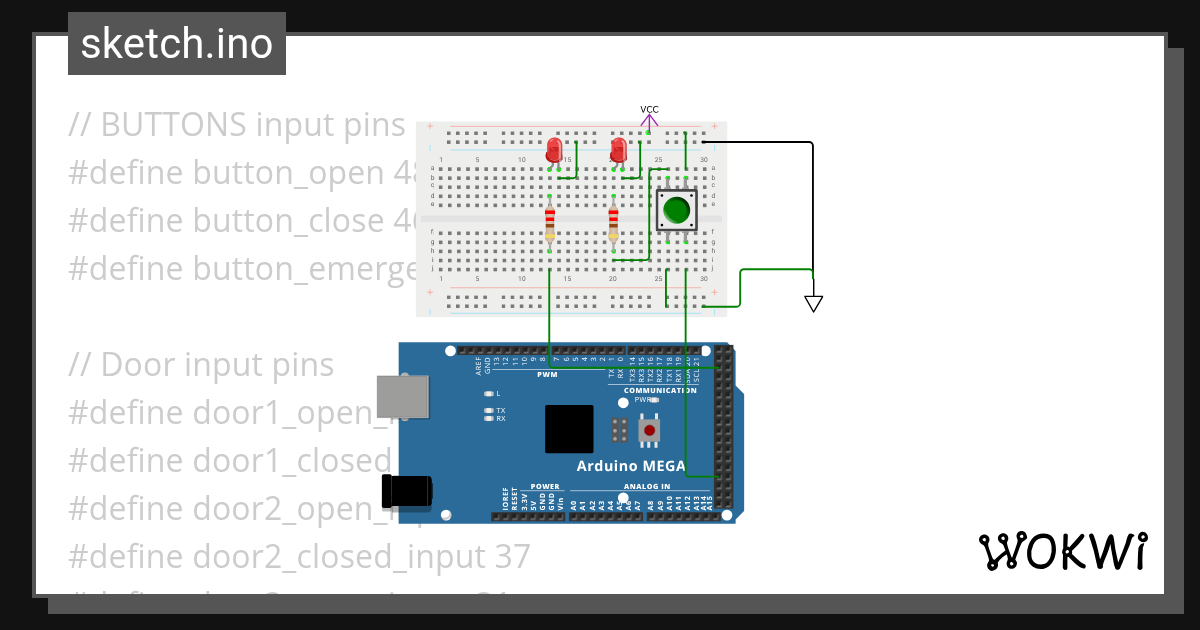 telescope_doors - Wokwi ESP32, STM32, Arduino Simulator