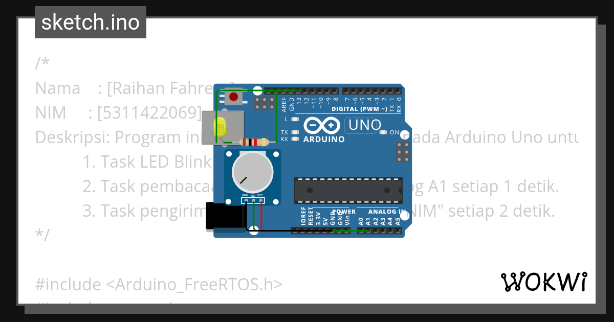 Queue_5311422069_RaihanF - Wokwi ESP32, STM32, Arduino Simulator