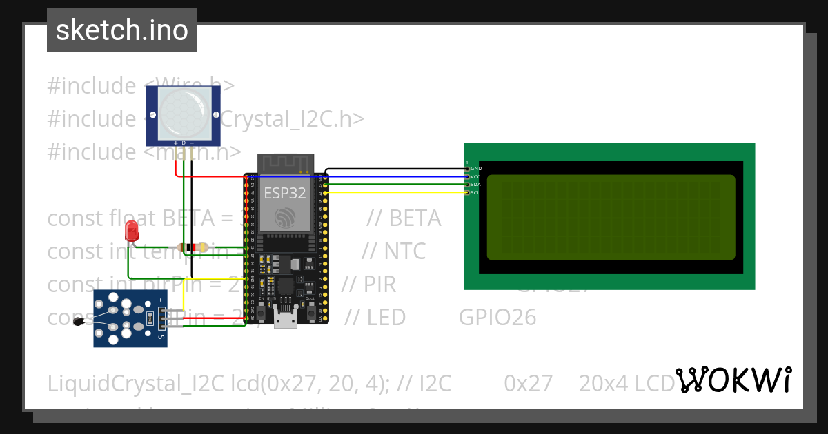 hw2 - Wokwi ESP32, STM32, Arduino Simulator