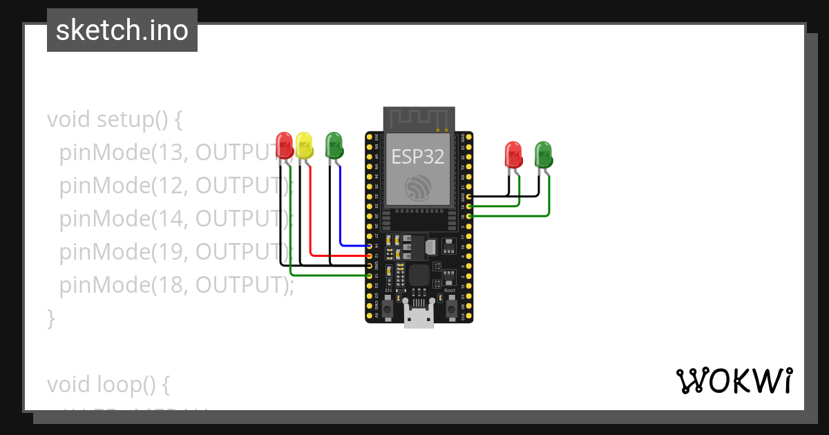 LED STEVI RIDHO - Wokwi ESP32, STM32, Arduino Simulator LED STEVI RIDHO - Wokwi ESP32, STM32, Arduino Simulator